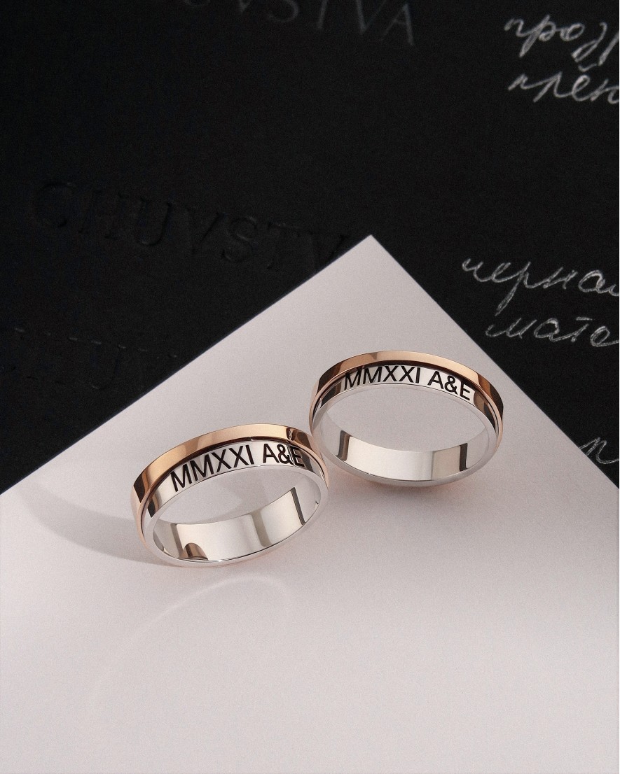 Парные кольца на заказ в Chuvstva Rings