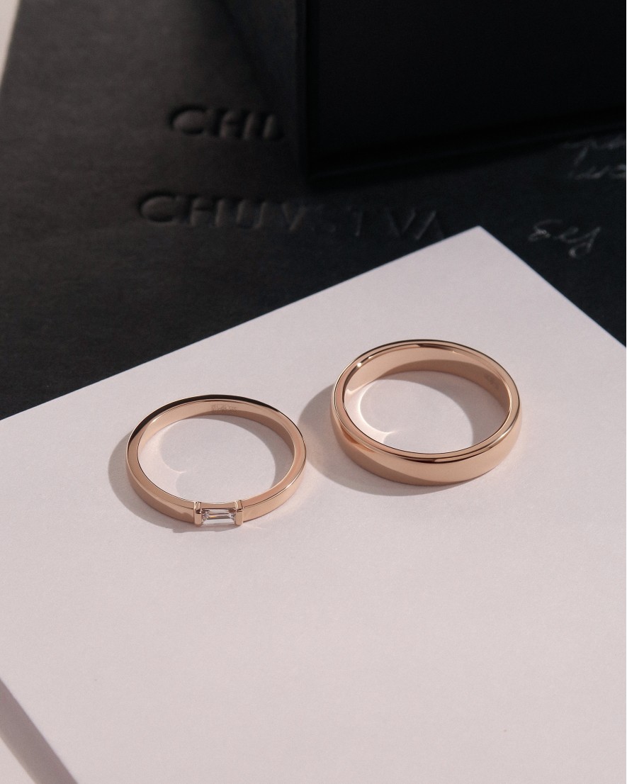 Парные кольца на заказ в Chuvstva Rings